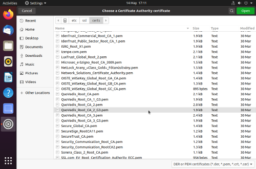 Wired network: Connecting Linux