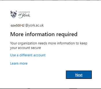 T1/T2 account first use and two-step verification setup | IT Services ...