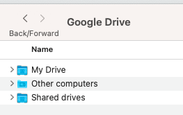 Google Drive for Desktop: Identifying folders | IT Services: support ...