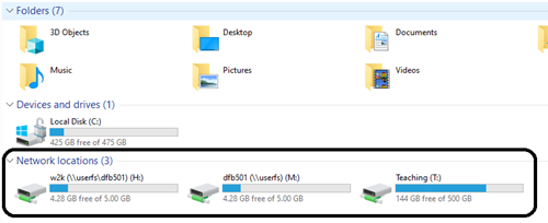 Upgrading to managed Windows devices: Checking your network drives | IT ...
