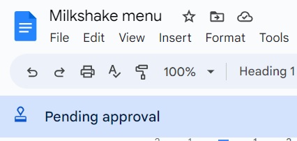 Google Drive: Approvals | IT Services: support guides and answers ...