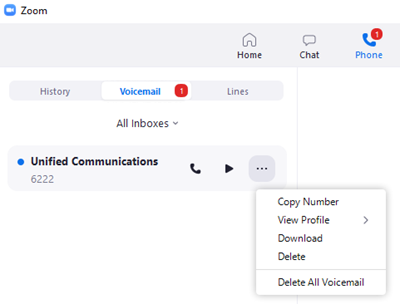 Zoom Phone: Using voicemail | IT Services: support guides and answers ...