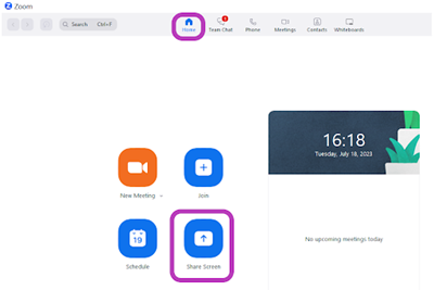 Zoom Rooms: Screen sharing | IT Services: support guides and answers ...