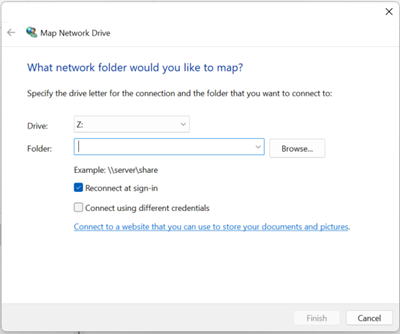 Filestore: How to map a drive (Windows) | IT Services: support guides ...