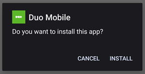 Duo: Sideloading the Duo Mobile app (Android) | IT Services: support ...