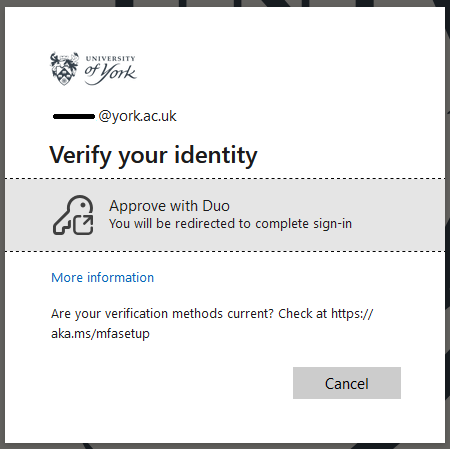 Microsoft 365: Logging on with Duo MFA - From 4th Feb 2025 | IT ...