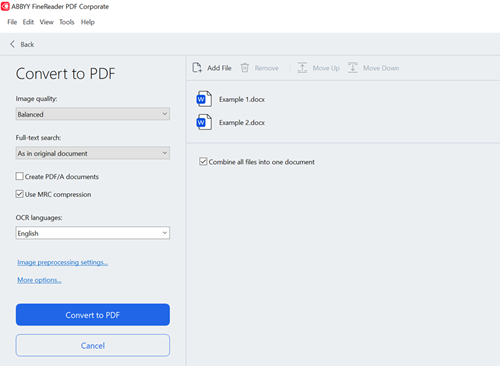 ABBYY FineReader PDF: Open, convert and combine PDFs | IT Services: support guides and answers ...