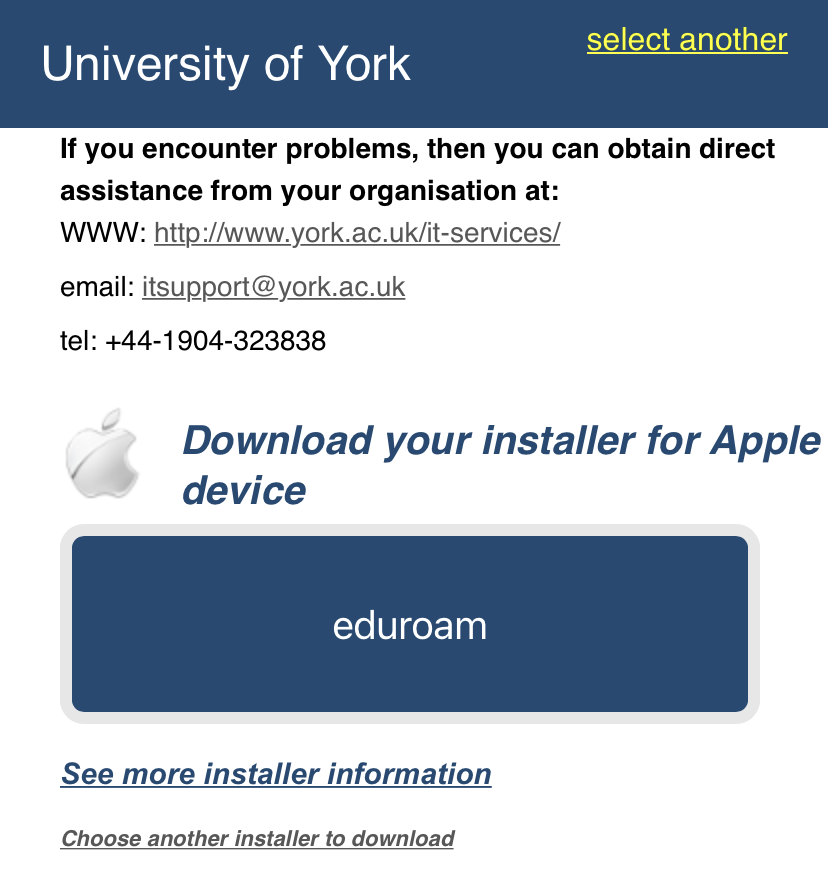 Connect to wifi (eduroam): iPhone and iPad | IT Services: support ...
