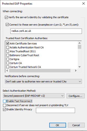 Connect to wifi (eduroam): Windows | IT Services: support guides and ...